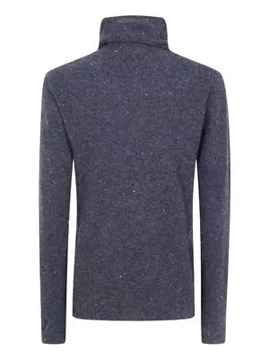 Antonelli Firenze Sequin-embellished Roll-neck Sweater - Grey