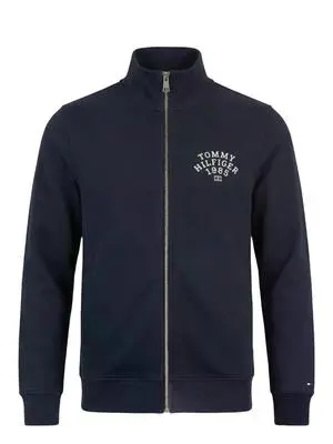 TOMMY HILFIGER Tommy Hilfiger Logo-Print Zip-Up Sweater