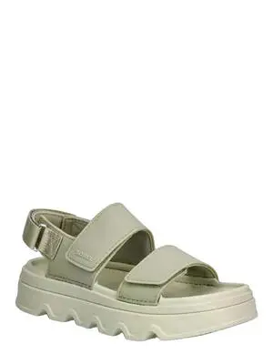 Sorel Touch-strap Platform Sandals - Green