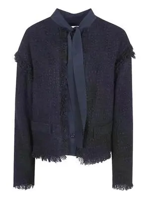 MANTŪ Mantu Fringed Bouclé Jacket