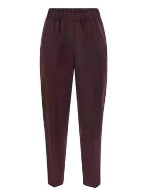 Peserico Punto Luce Tape Trousers - Red