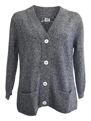 Hermès Knitted Buttoned Cardigan - Grey
