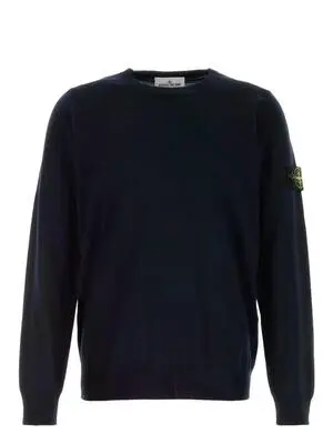 Stone Island Stone Island 5100071 Regular-Fit Crew-Neck Jumper Blue