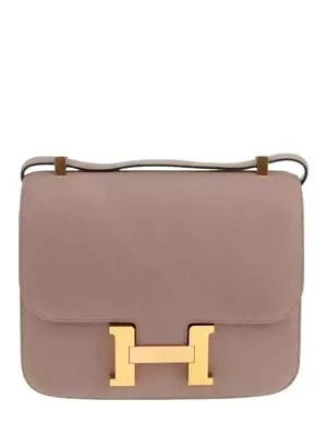 Hermès Constance Epsom-leather Shoulder Bag - Grey