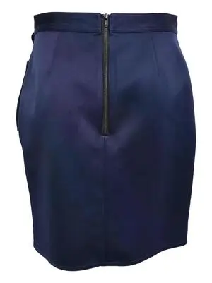 SELF-PORTRAIT Self-Portrait Lace-Trim Buttoned Mini Skirt