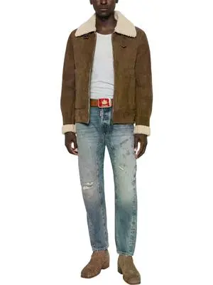DSQUARED2 Distressed-Effect Paneled Jeans