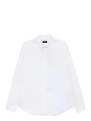 Emporio Armani Long-sleeve Button-down Shirt - White