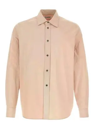 JIL SANDER Long-sleeve Cotton Shirt Neutrals