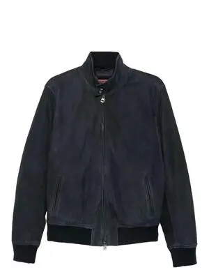 STEWART Suede Bomber Jacket