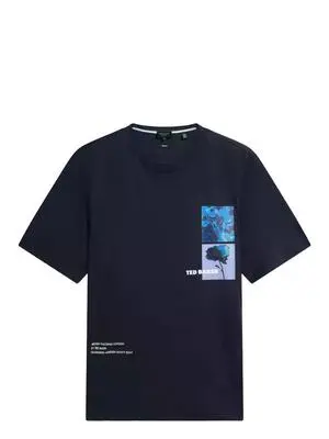 Ted Baker London Floraen Graphic T-shirt Blue