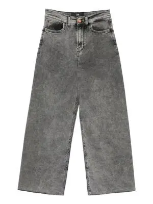 3x1 Faded Raw-cut Jeans - Grey