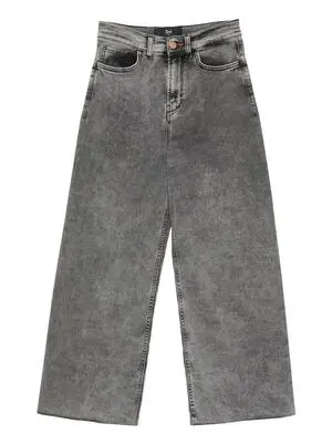 3x1 Faded Raw-cut Jeans - Grey