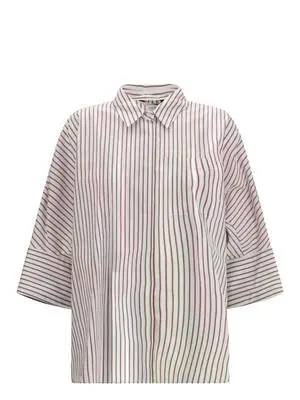 Max Mara Avenue Striped Shirt - White