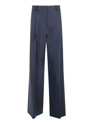 Mantū Pleated Straight-leg Trousers - Grey