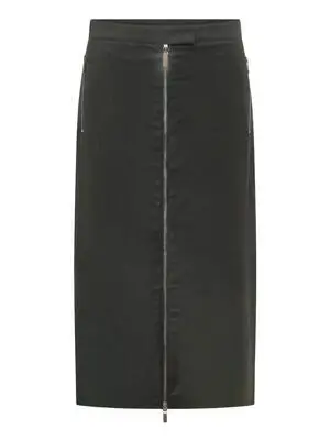 LE SULLY STUDIO Zip-detail Pencil Midi Skirt - Black