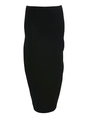 Victoria Beckham Victoria Beckham Body Knit Midi Skirt Black