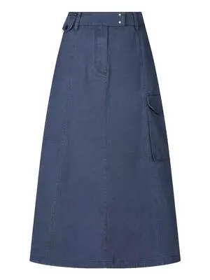 STUDIO TOMBOY A-line Cargo Skirt - Blue