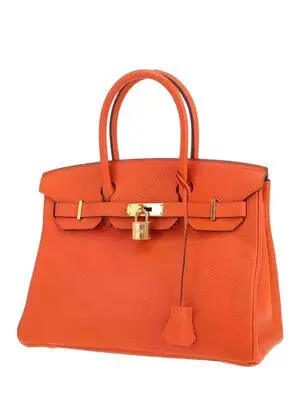 Hermès Hermès 2014 30 Birkin Tote Bag Orange