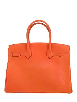 Hermès 2014 30 Birkin Tote Bag - Orange