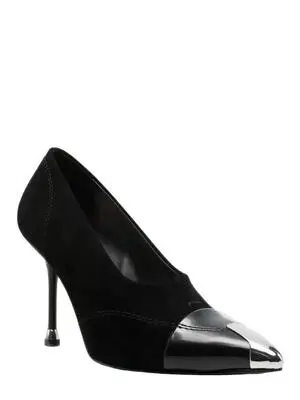 Liu Jo Metal-tip Panelled Pumps - Black