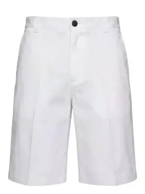Gucci Cotton-poplin Trousers With Web - White
