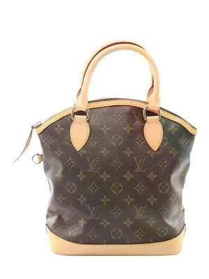 LOUIS VUITTON 2006 Monogram Lockit Vertical Handbag - Brown