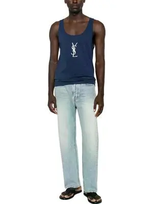 Saint Laurent Loose-straight Mid-rise Jeans - Blue
