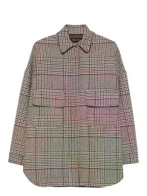 Federica Tosi Prince Of Wales Check Shirt - Neutrals
