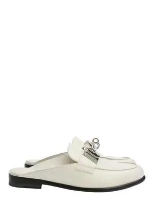 Hermès Iota Kelly Buckle Mules - Neutrals