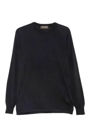 FILIPPO DE LAURENTIIS Long-sleeve Crew-neck T-shirt - Blue