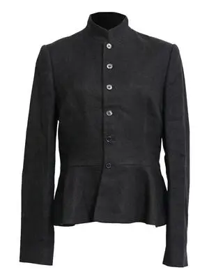Polo Ralph Lauren Ralph Lauren Collection Single-breasted Peplum Blazer - Black