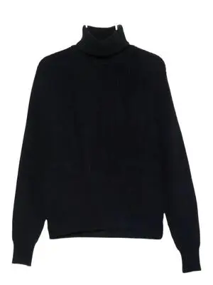 FORTELA Ribbed-knit Roll-neck Sweater - Blue