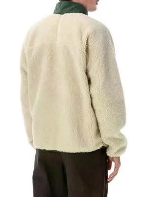 Patagonia Fleece-texture Panelled Jacket - Neutrals