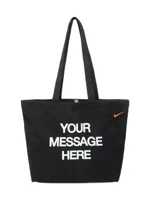 Nike Heritage Your Message Here Tote Bag - Black