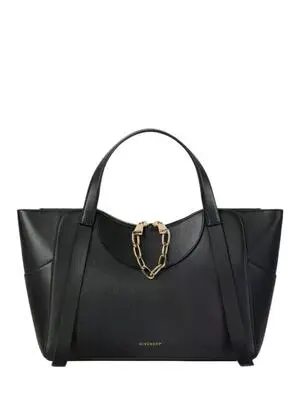 Givenchy Medium The Snatch Bag In Grained Leather - Black