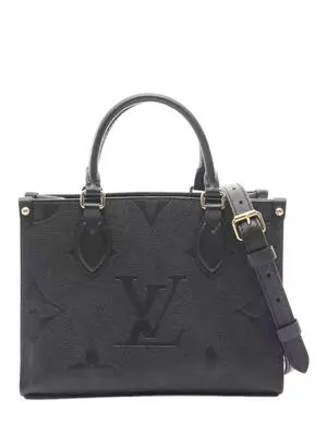 LOUIS VUITTON Monogram Empreinte Onthego Pm Satchel - Black