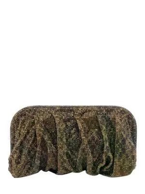 BENEDETTA BRUZZICHES Benedetta Bruzziches Venus Crystal-Embellished Ruched Cross Body Bag