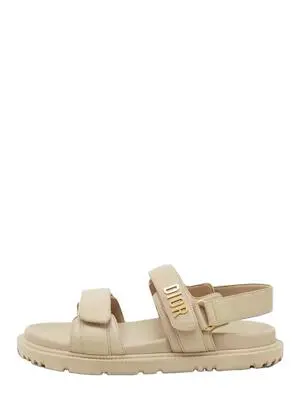 Dior Dioract Slingback Sandals Neutrals