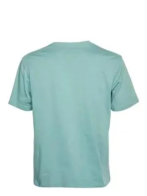 Dior Logo Embroidered T-shirt Green