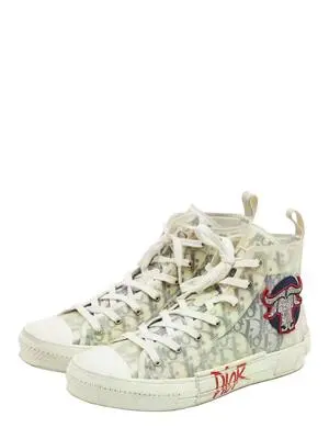 Dior Christian Dior X Shawn Stüssy B23 High-Top Sneakers Neutrals