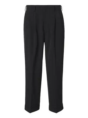 A.PRESSE Wool Straight Pants - Grey