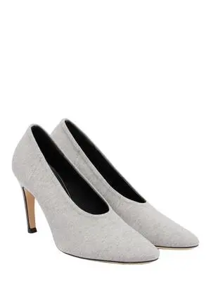 TOTEME Slip Jersey Pumps - Grey