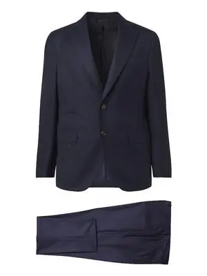 Eleventy Wool Suit - Blue