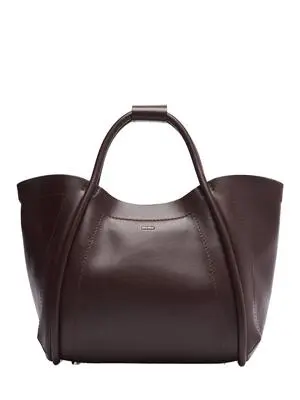 Max Mara Leather Top-handle Bag - Brown