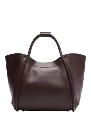 Max Mara Leather Top-handle Bag - Brown