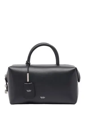 Max Mara Leather Top-handle Bag - Grey