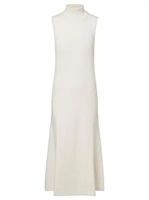 Magda Butrym Wool, Silk, And Cashmere Midi Dress - White