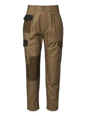 MARANT ETOILE Renzae Patchwork Cotton Cargo Trousers - Multicoloured