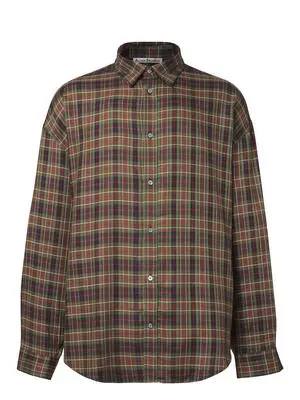 Acne Studios Checked Flannel Shirt - Multicoloured