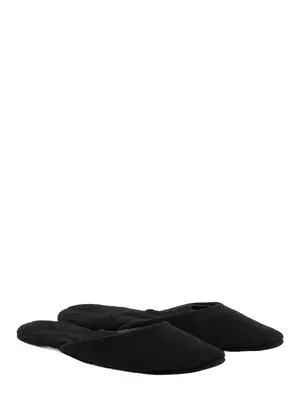 TOTEME Wool And Cashmere Mules - Black